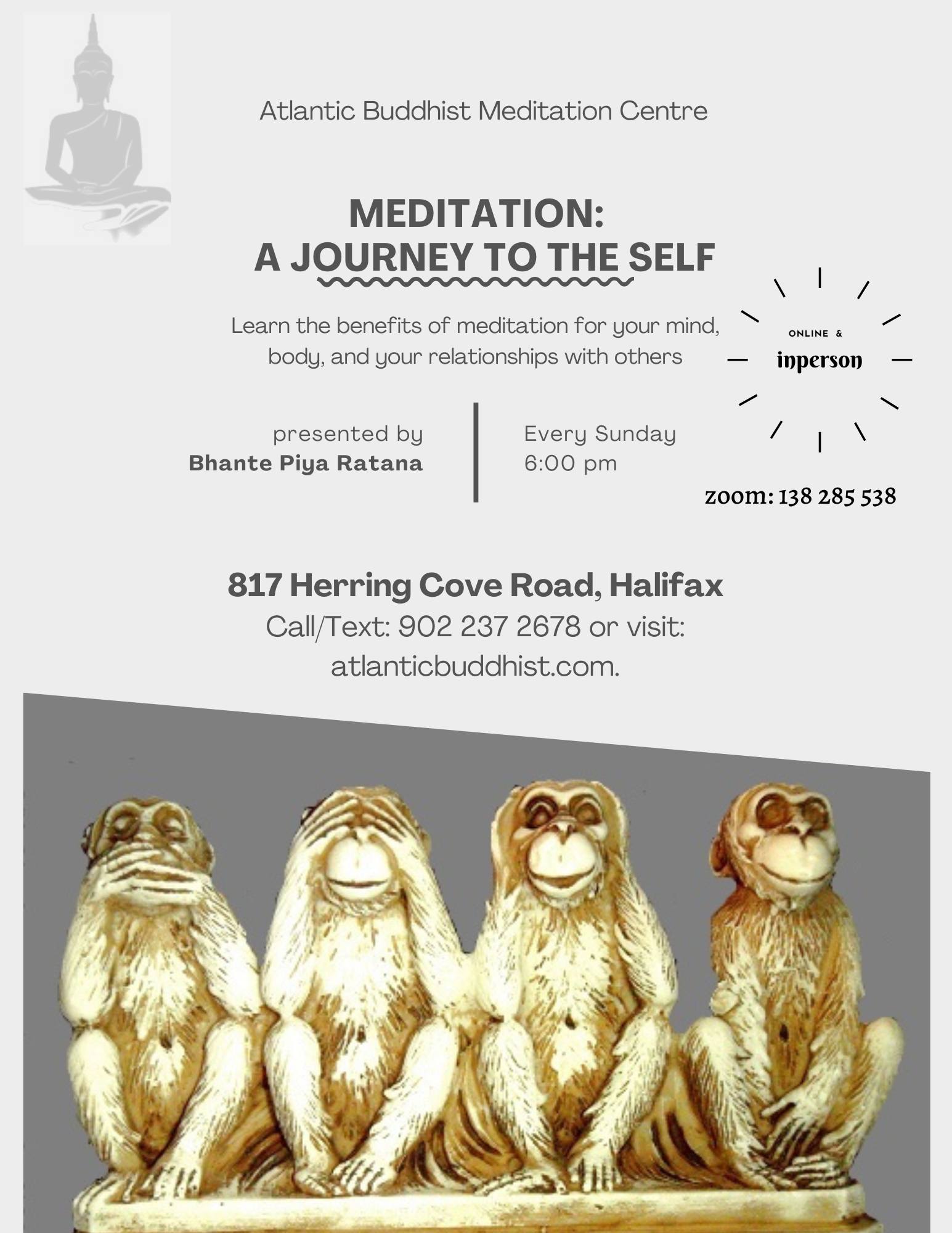 Meditation: A Journey to the Self – 2023 - Atlantic Theravada Buddhist ...